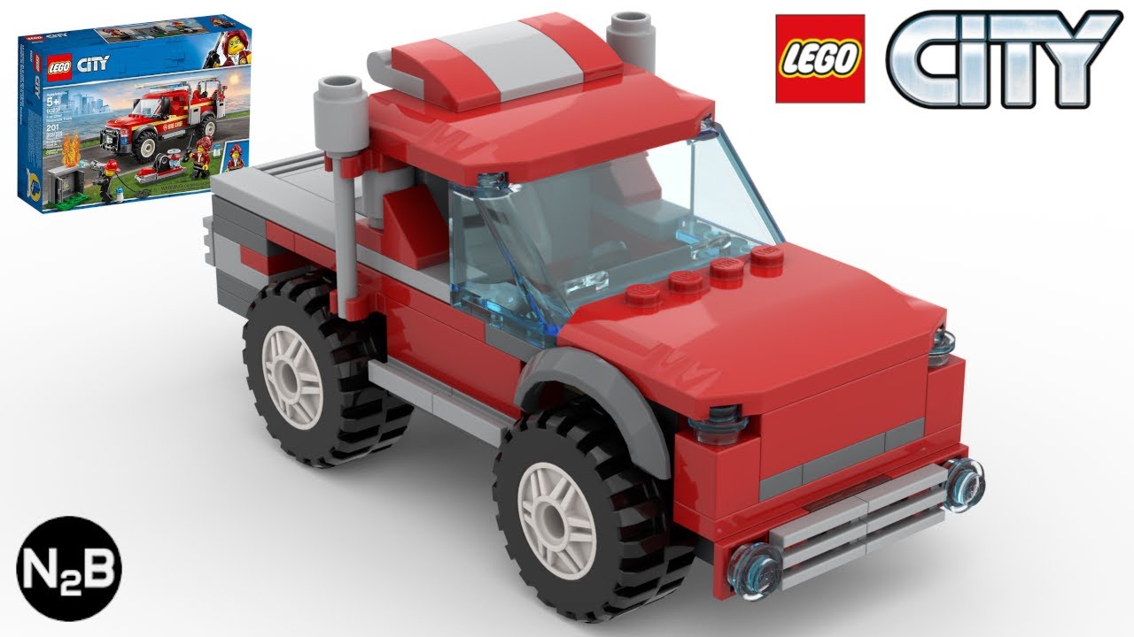Lego 60231 alternative build 2 MOC Fire Chief Response Truck Jeep ...