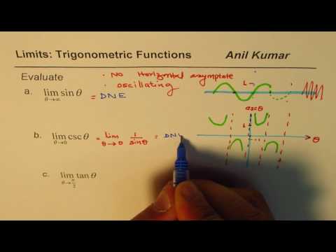 03 Limit may not Exist for Trig Functions