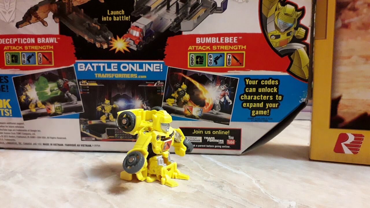 Bot Shot Bumblebee transforms Stop-Motion - YouTube