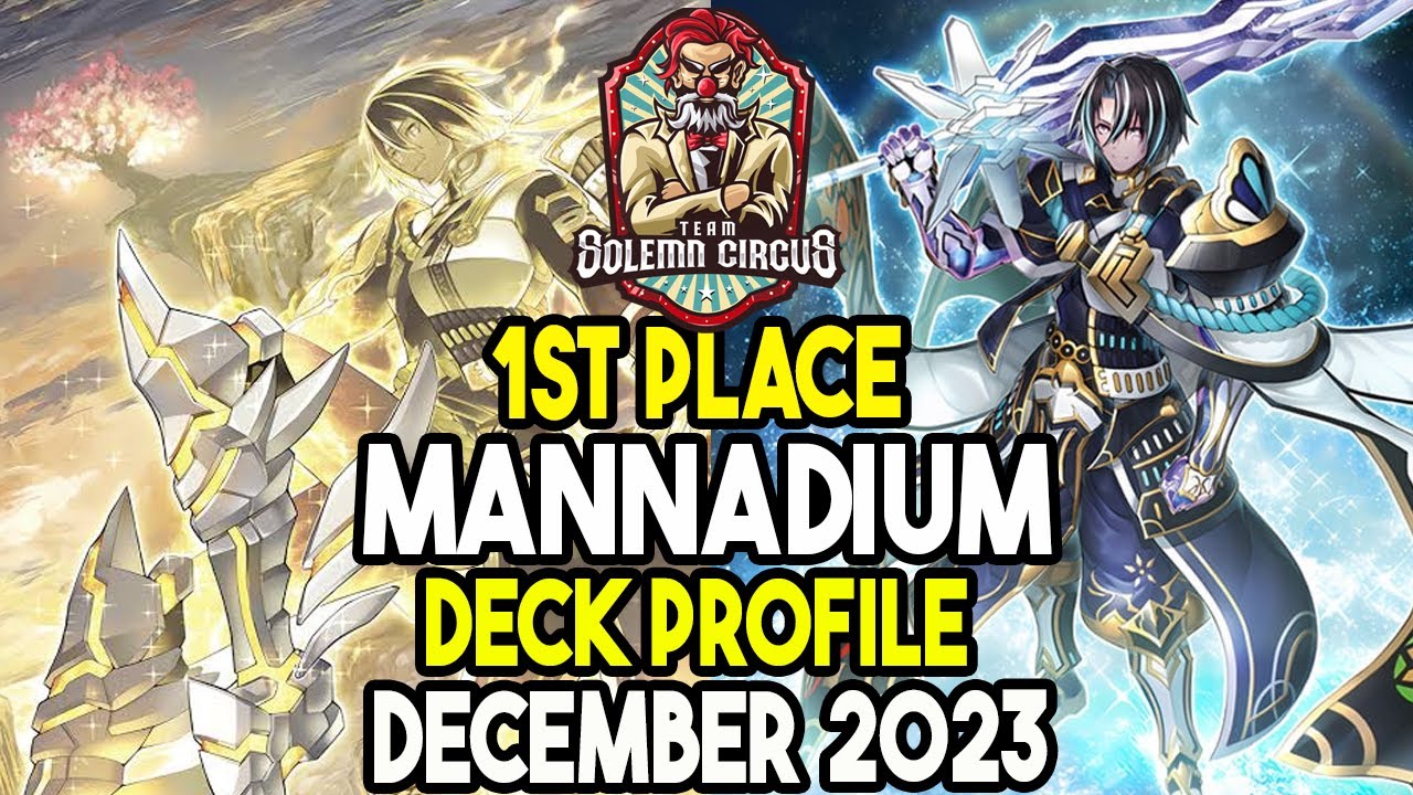 Yu-Gi-Oh! 1st Place Manndium Deck Profile December 2023 - YouTube