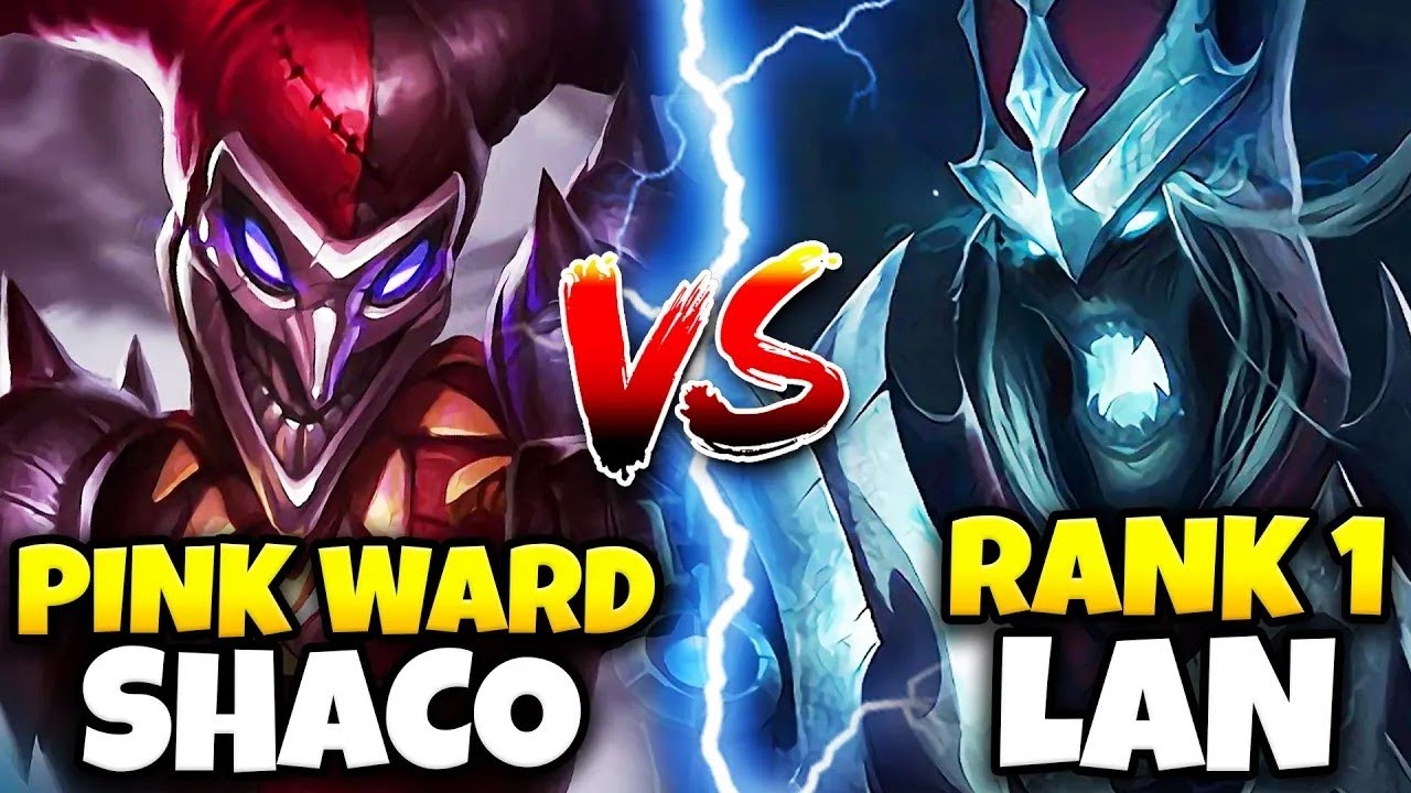 WHEN PINK WARD SHACO MEETS THE RANK 1 LAN PLAYER! - YouTube