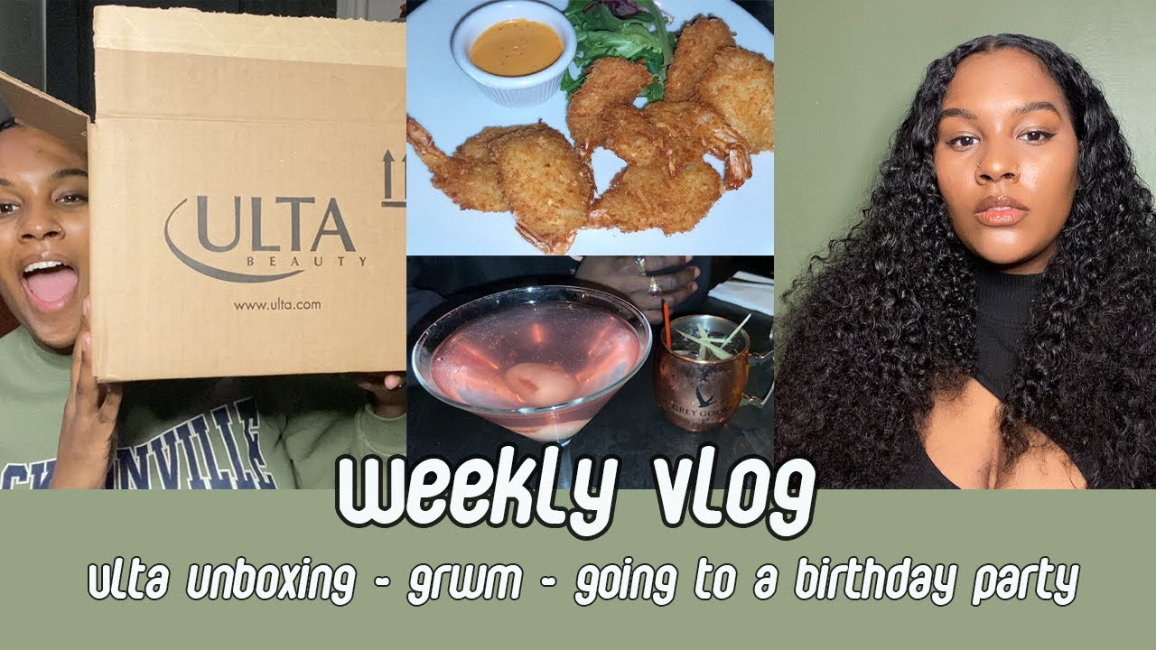 Weekly Vlog ~ Plants, Ulta Unboxing, GRWM & Friends Birthday Party ...