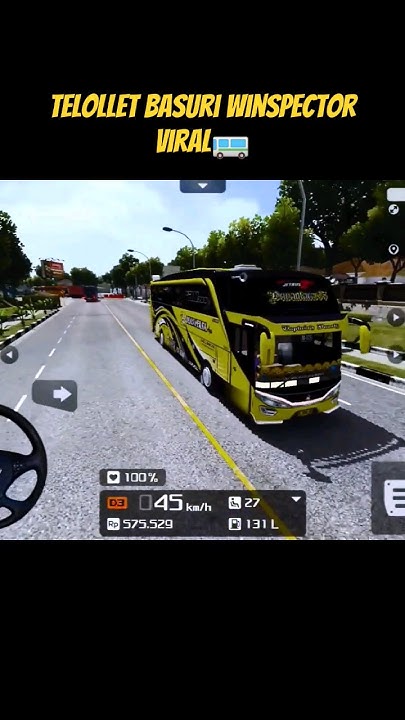 Telollet basuri winspector #bussid #simulator - YouTube