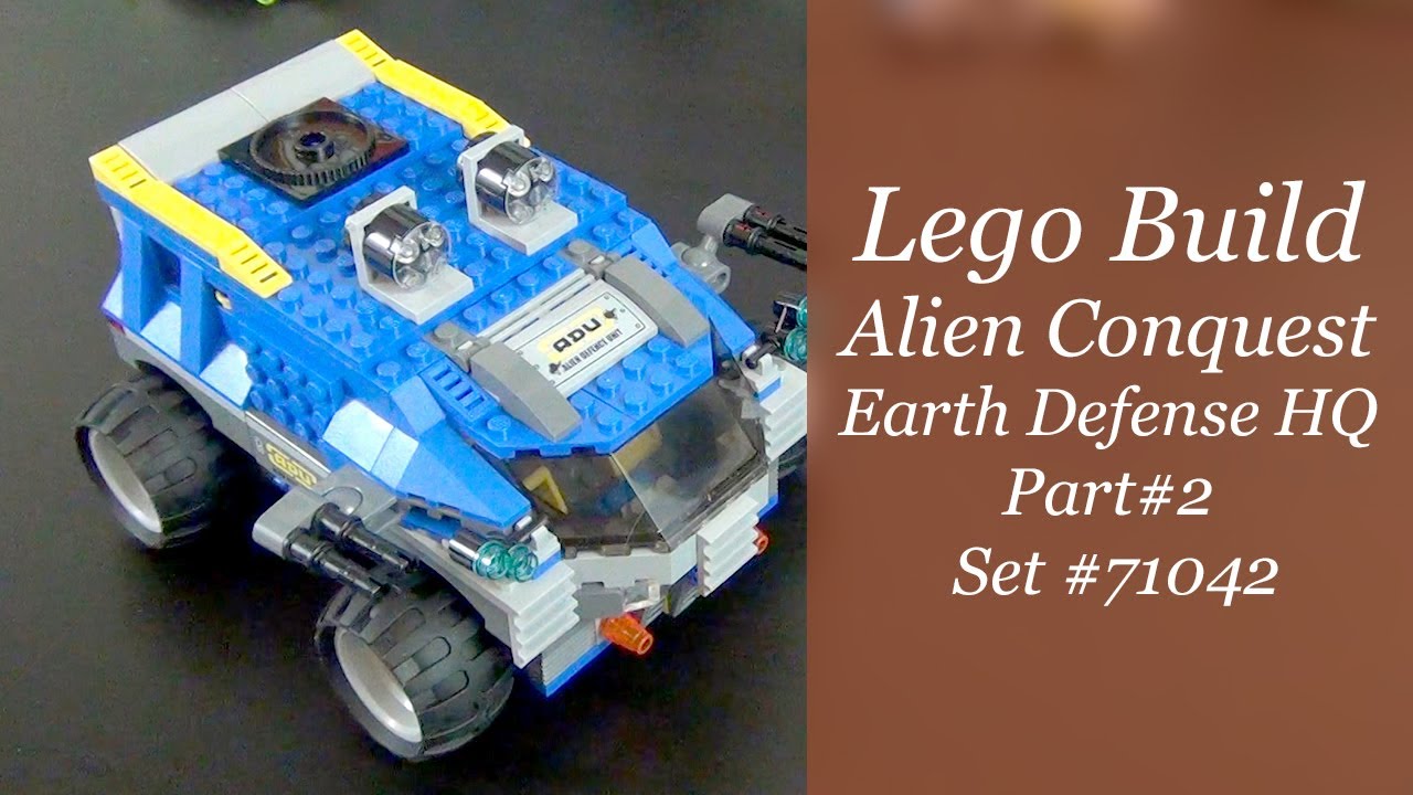 LEGO BUILD - Earth Defense HQ - Set #7066 - Part 2 - YouTube