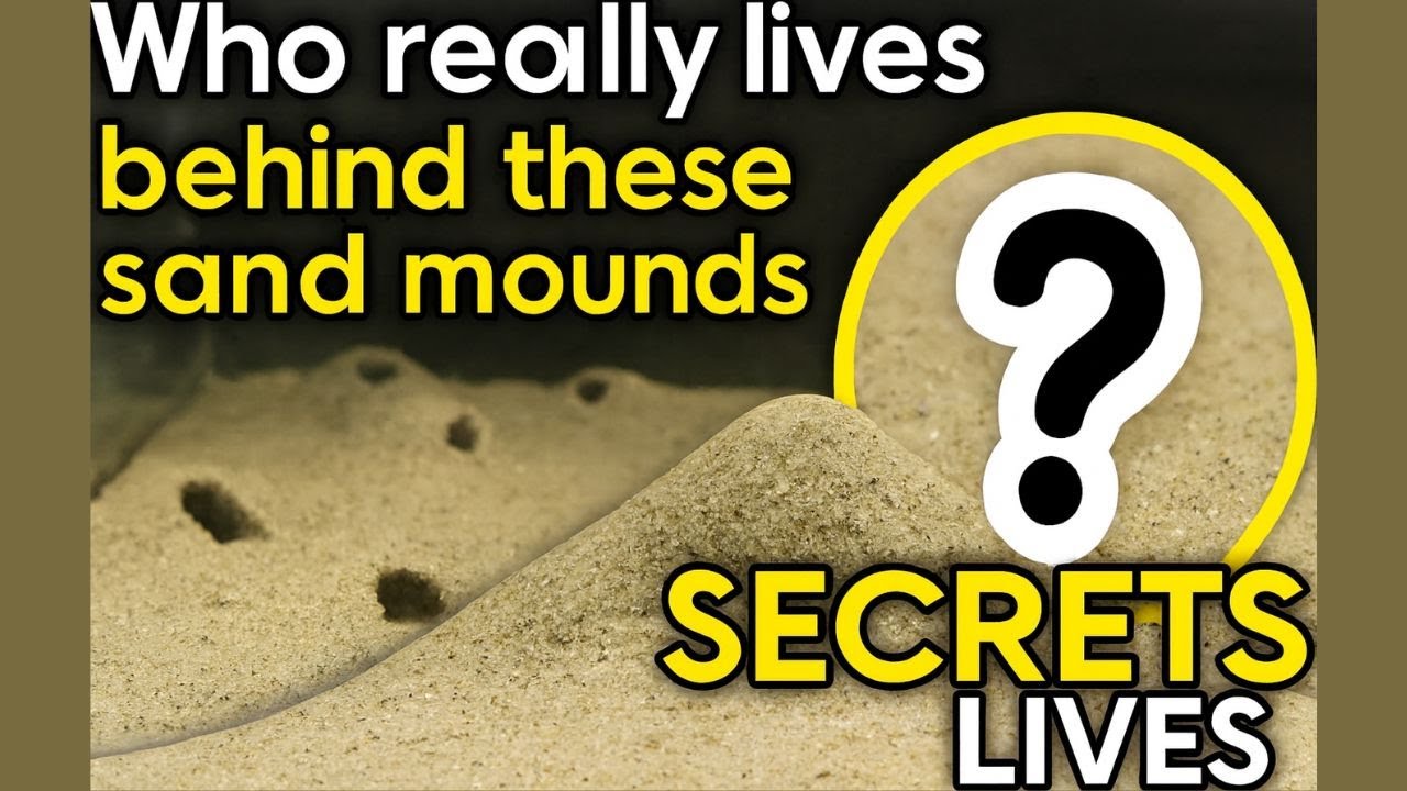Who really lives behind these sand mounds - YouTube