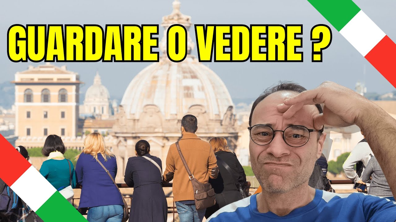 🇮🇹GUARDARE ou VEDERE? Conheça a diferença!🇮🇹 ITALIANO PARA INICIANTES🤗 ...