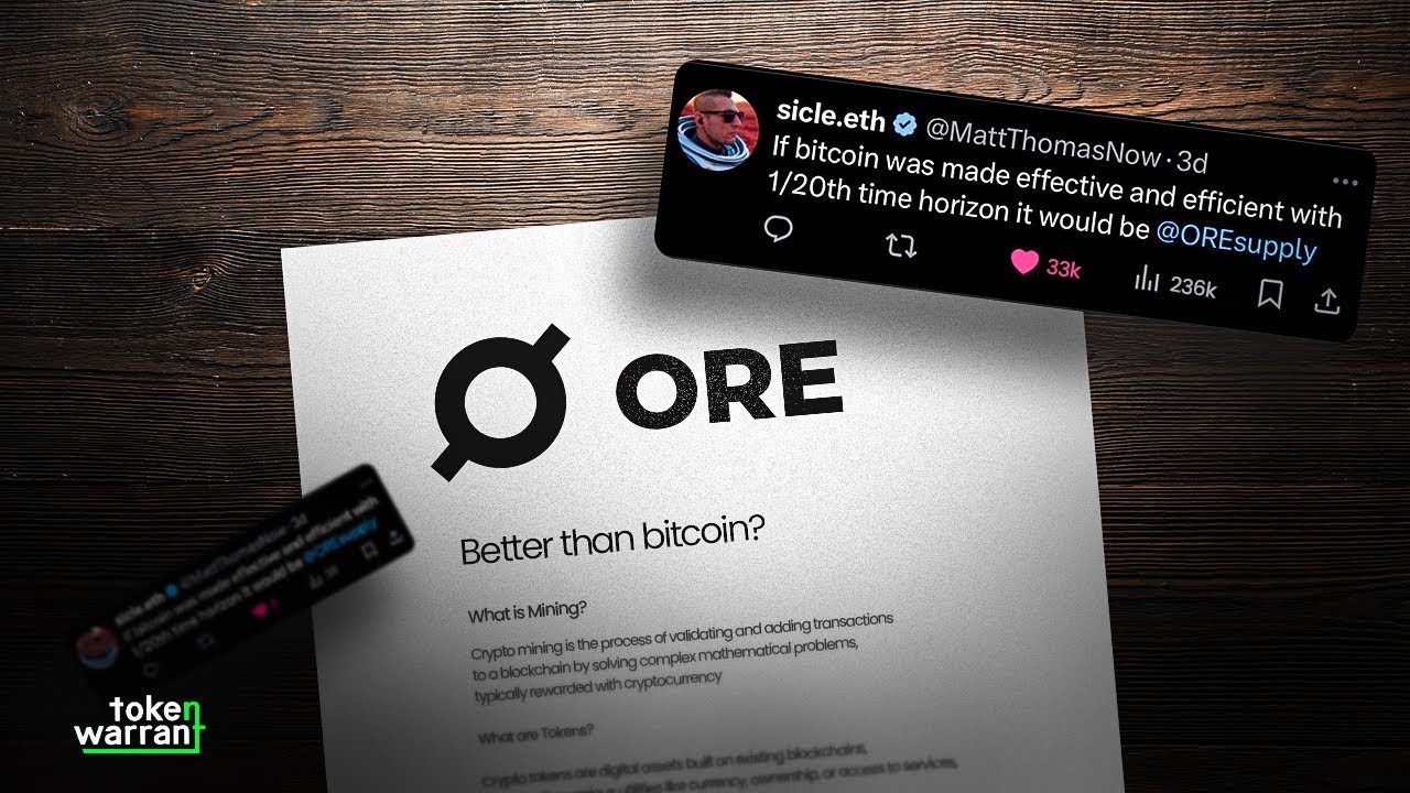 How ORE is Bringing PoW Mining to Solana. - YouTube