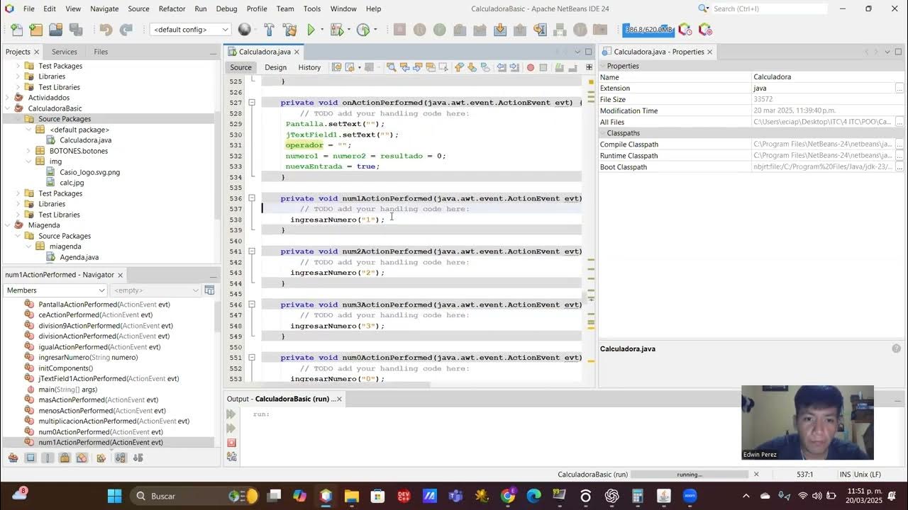 Calculadora Basica en JAVA Nethbeans - YouTube