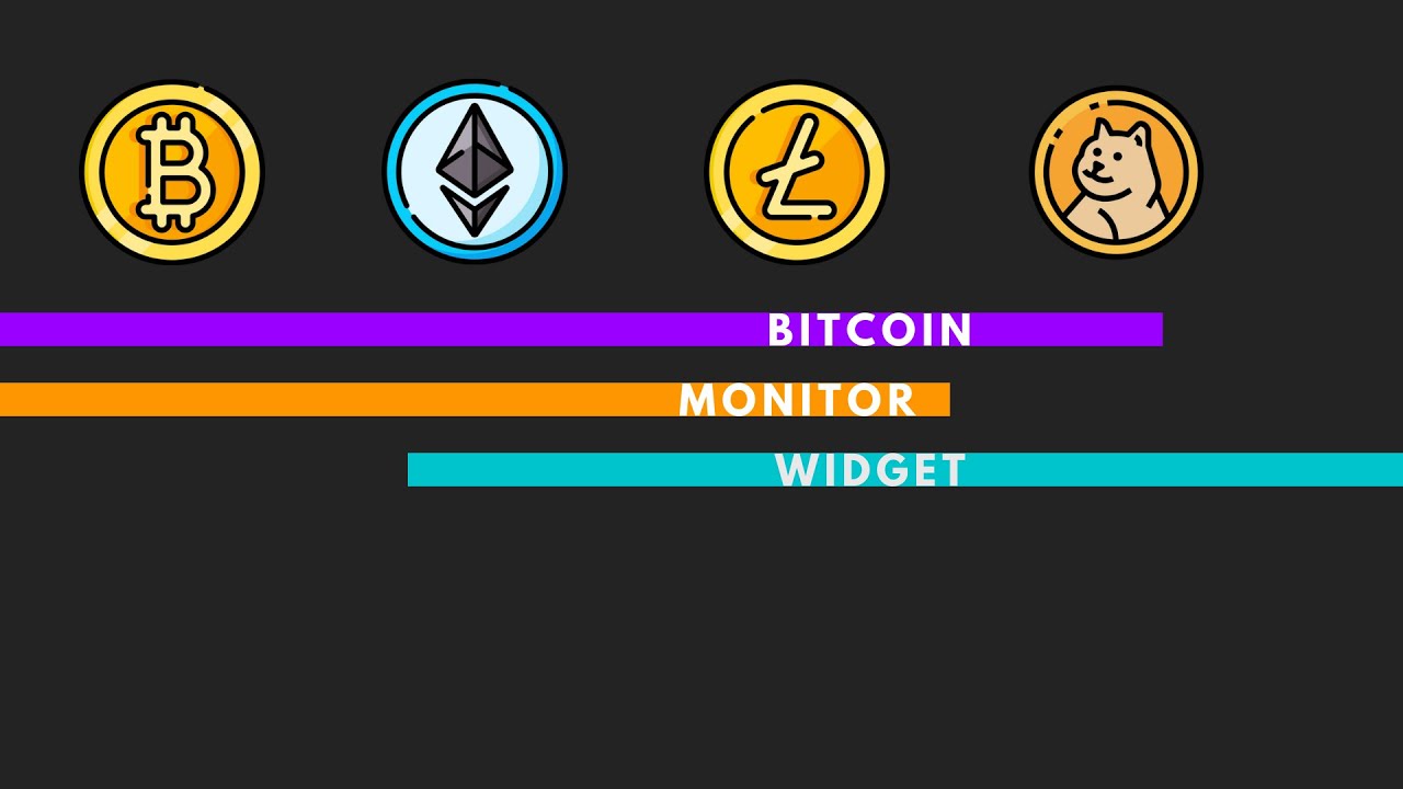 Bitcoin Monitor Widget - Quick Presentation - YouTube