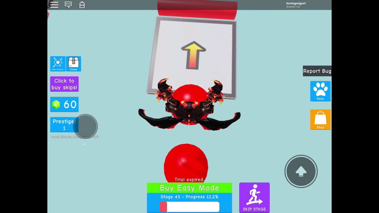 Roblox MegaEasy obby Against Bawzgaming123 - YouTube