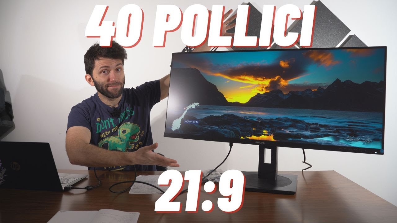 MONITOR 21:9 da 40 POLLICI! Ecco il Philips Serie 5000! - YouTube