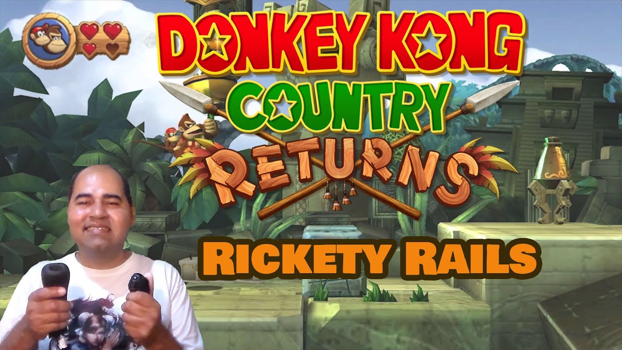 Donkey Kong Country Returns: Rickety Rails (Wii) - PT-BR [reupload ...