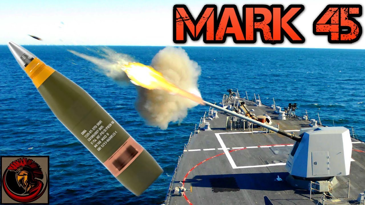 The Mark 45 (Mk 45) Naval Gun System | FIVE INCH FIREPOWER - YouTube