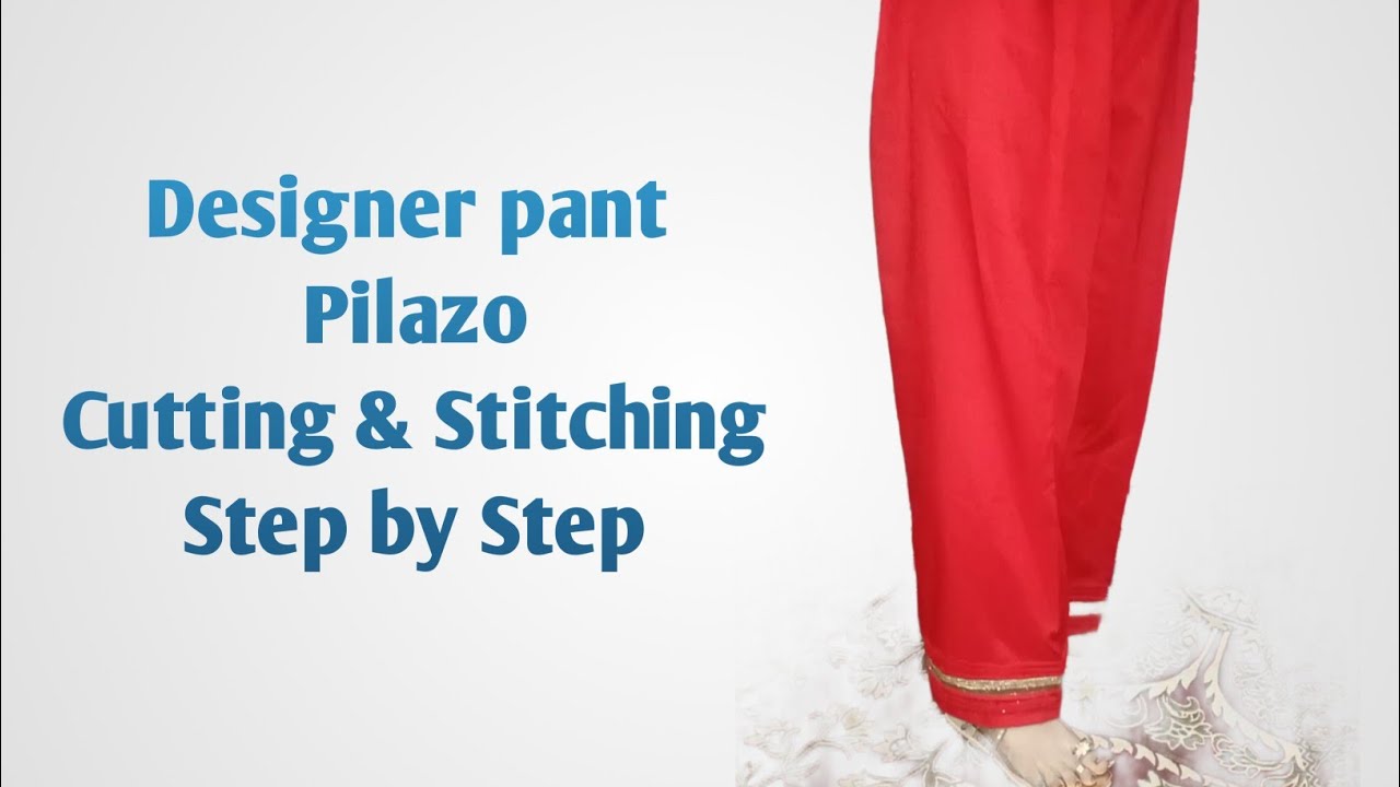 Designer paint pilazo cutting and stitching from easy way step by step ...