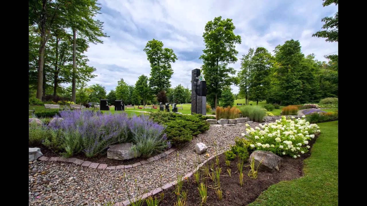 Photos of Pardes Shalom Cemetery's Memorial Garden - YouTube