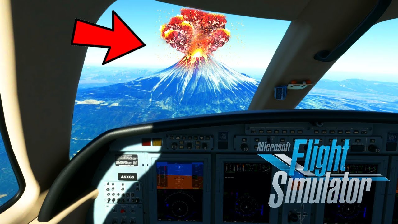 VOLO sul VULCANO: Flight Simulator 2020 JAPAN UPDATE - YouTube