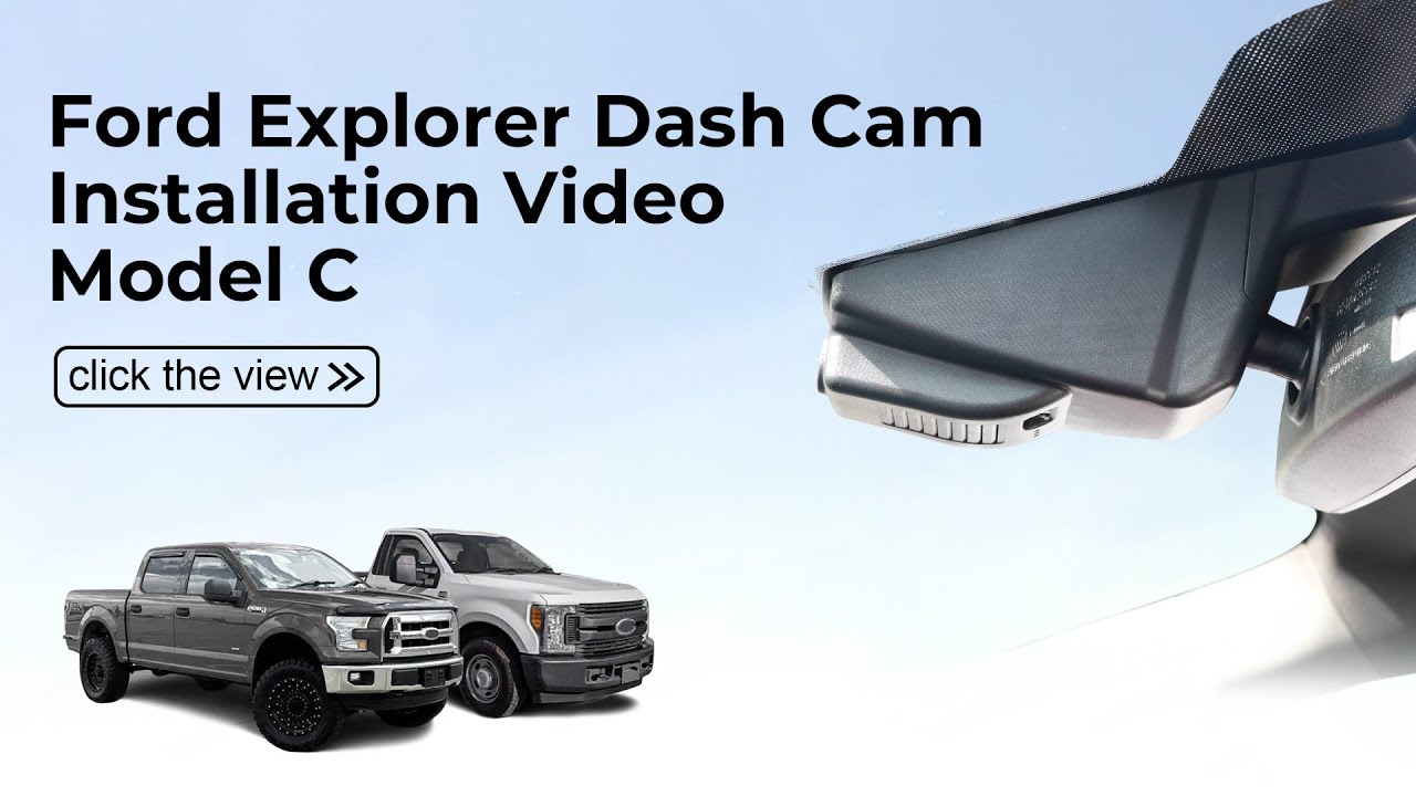 Ford Explorer Model C Dash Cam Installation Video - YouTube