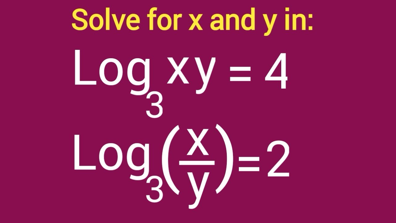 Olympiad Math|| Can You Solve This Mind-Blowing Logarithm Olympiad ...