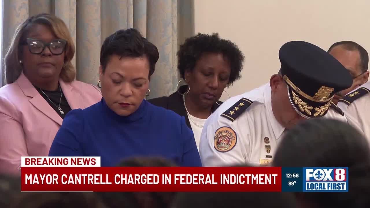 New Orleans Mayor LaToya Cantrell indicted - YouTube