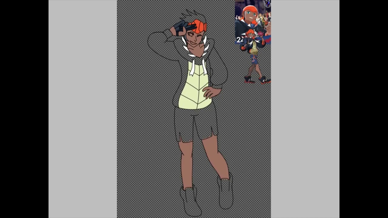 [PKMN SWSH] Gym Leader Raihan Speedpaint - YouTube