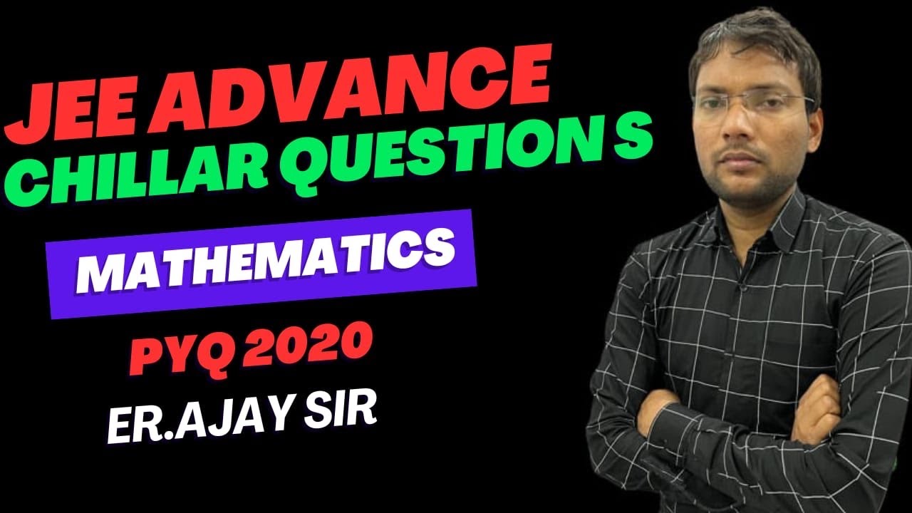 Maths advanced questions | jee advanced maths analysis | jee advanced ...