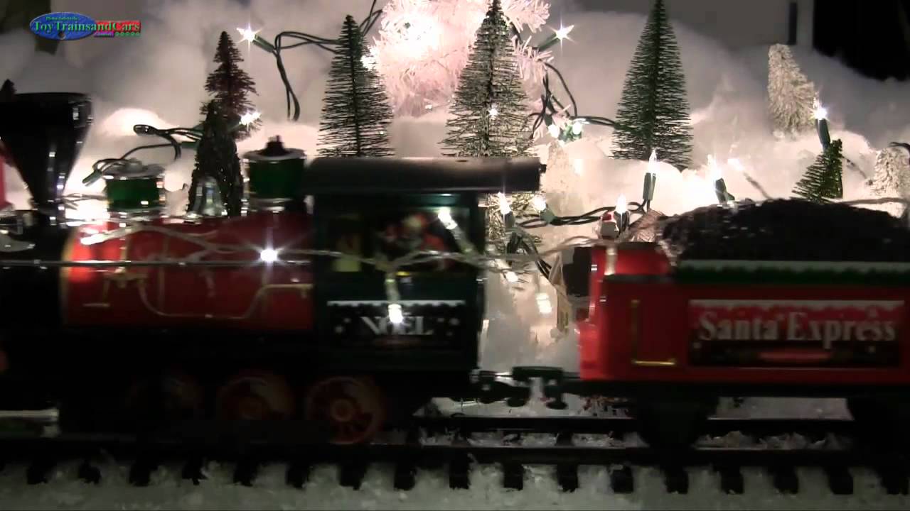 Santa Express Train (Simple Christmas Set Up) - YouTube