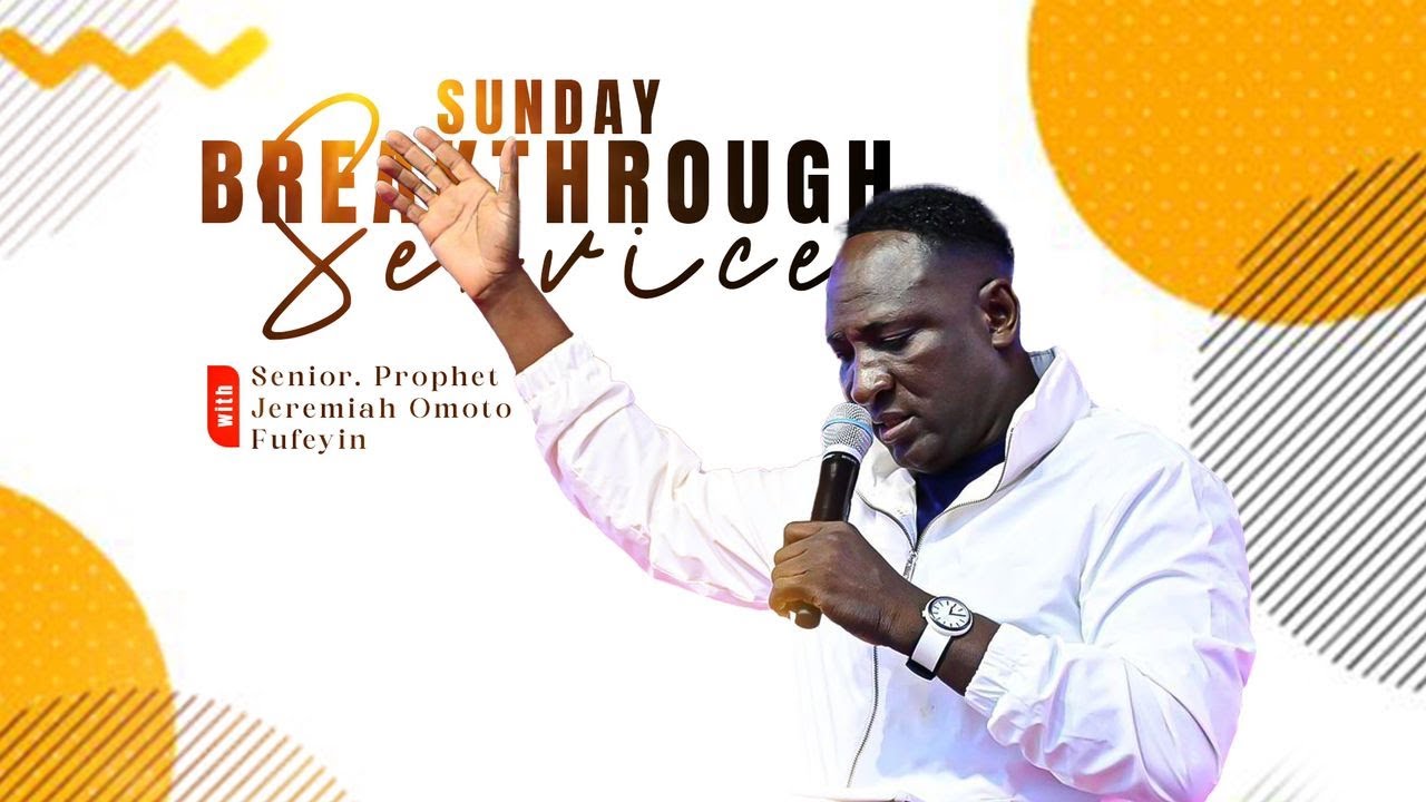 SUNDAY BREAKTHROUGH SERVICE LIVE (29TH DEC. 2024) WITH SNR. PROPHET ...