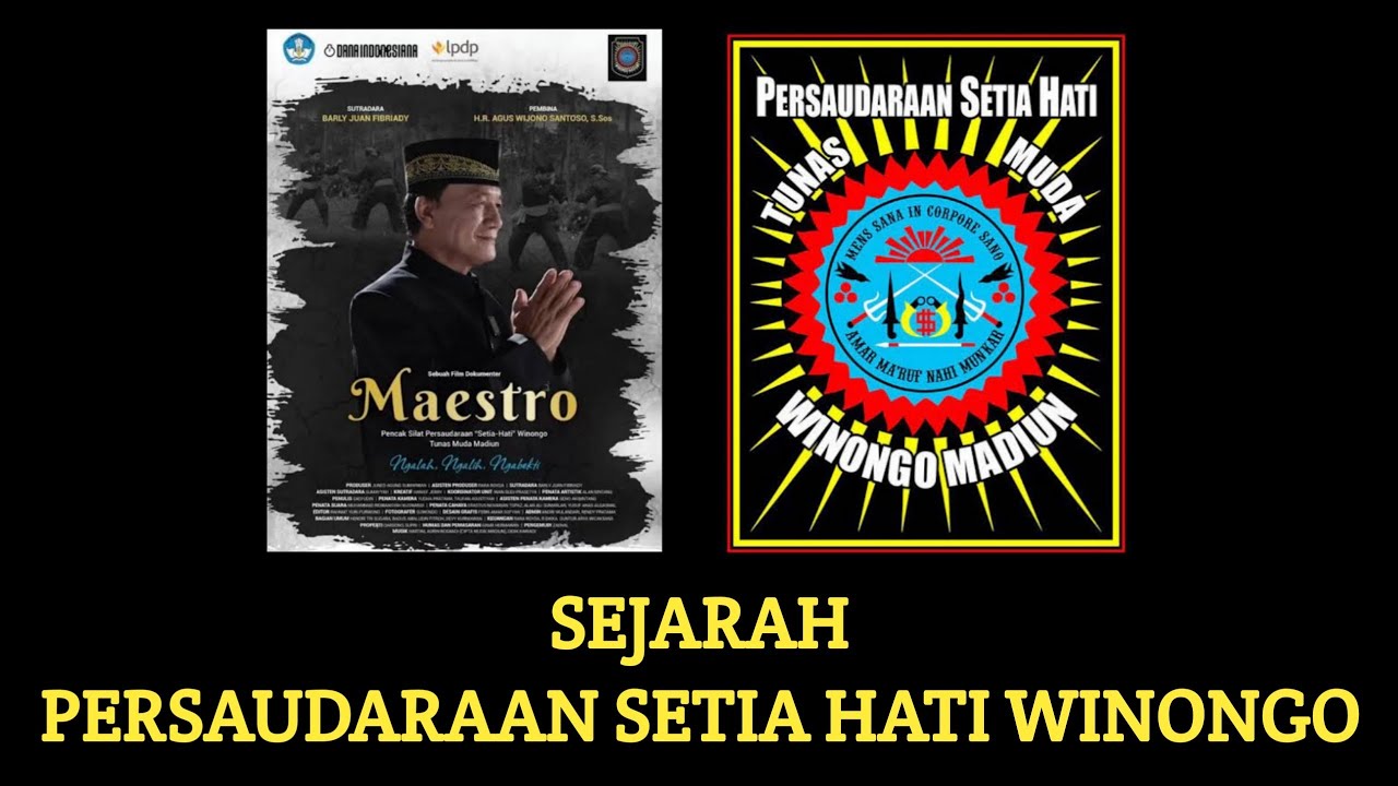 PERSAUDARAAN SETIA HATI WINONGO. sejarah berdirinya (PSHW) TUNAS MUDA ...