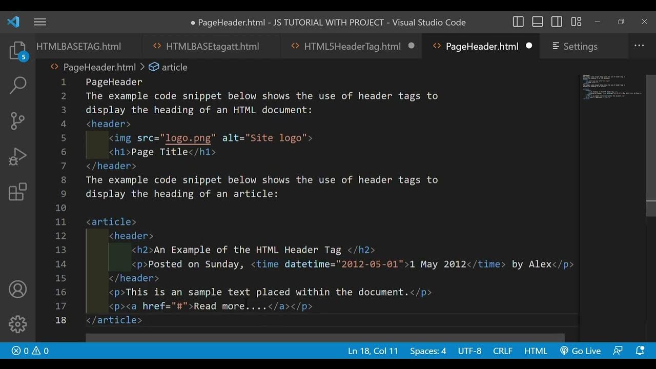 html5 Page Header Like Subscribe Share👌👍 ️ - YouTube