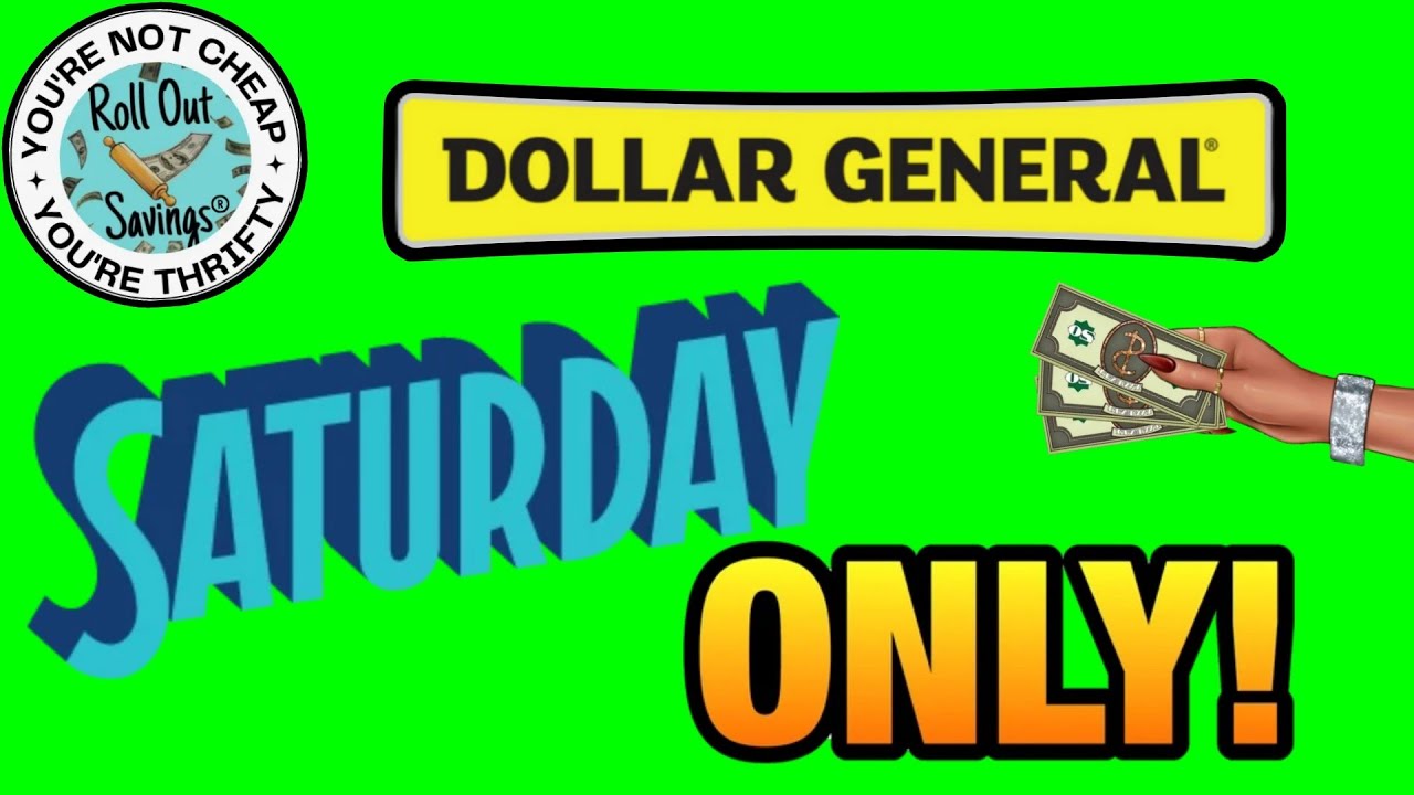Dollar General $5/$25 Scenarios for THIS Saturday Only! - YouTube