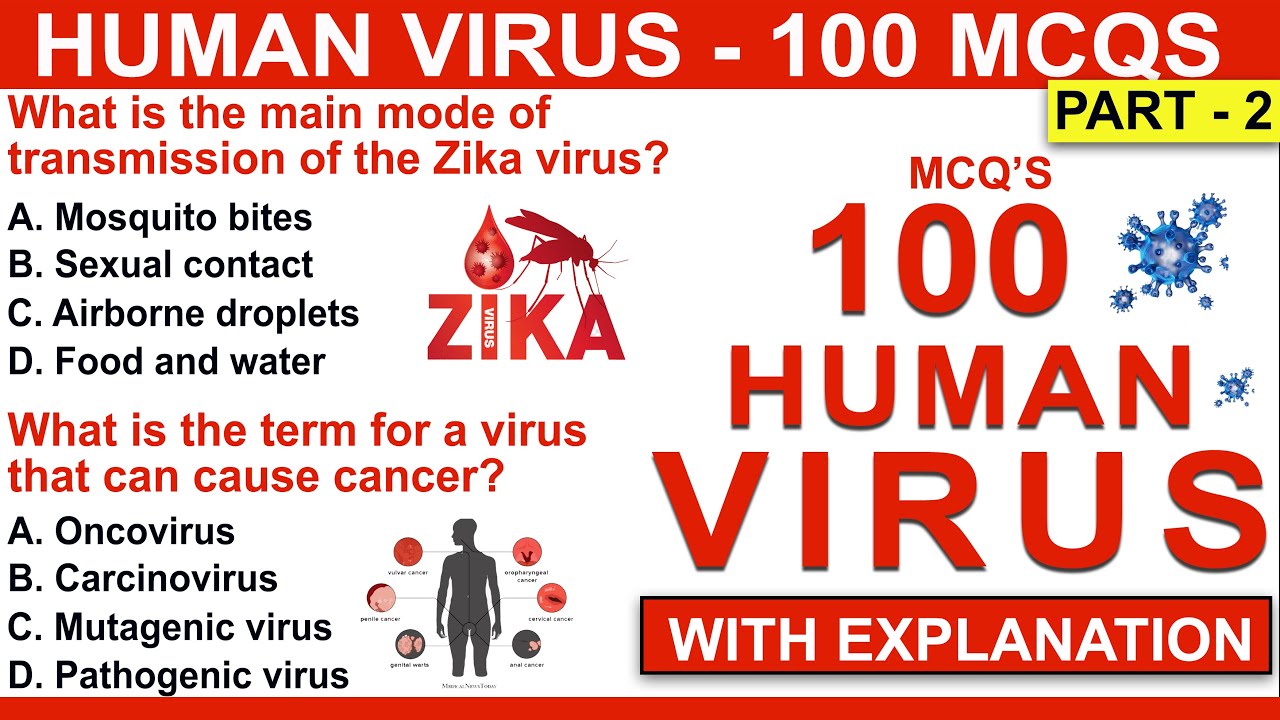 human virus mcqs part 2 | human virus mcqs question and answer ...