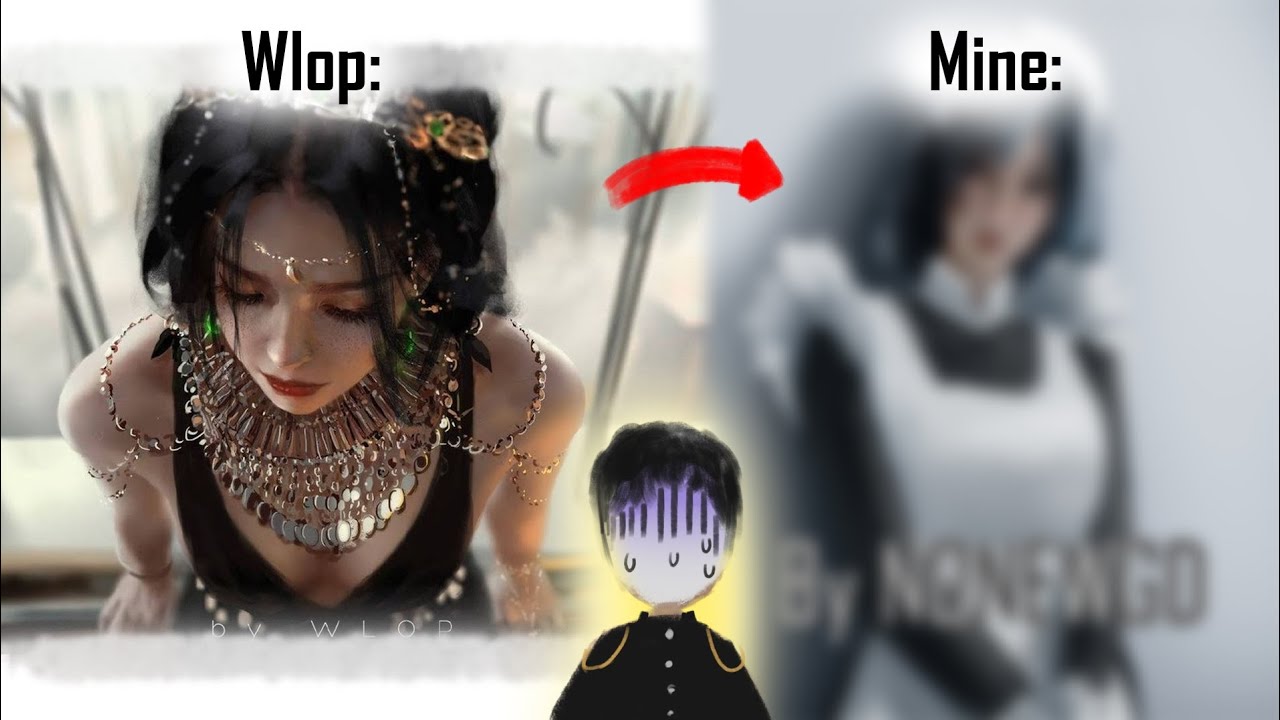 My study on wlop's art - YouTube