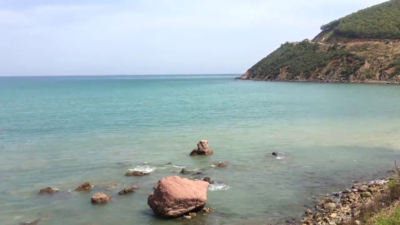 Plage Azla (chamal maghreb)Route de ouadlaw شمال المغرب شاطئ ازلا تطوان ...