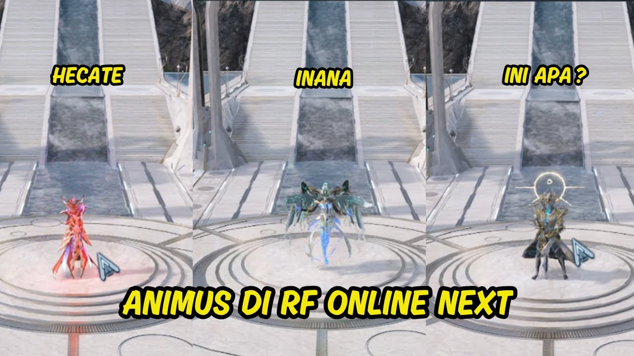 Seperti inilah bentuk Animus di RF ONLINE NEXT, Ada Hecate dan Inana ? - YouTube