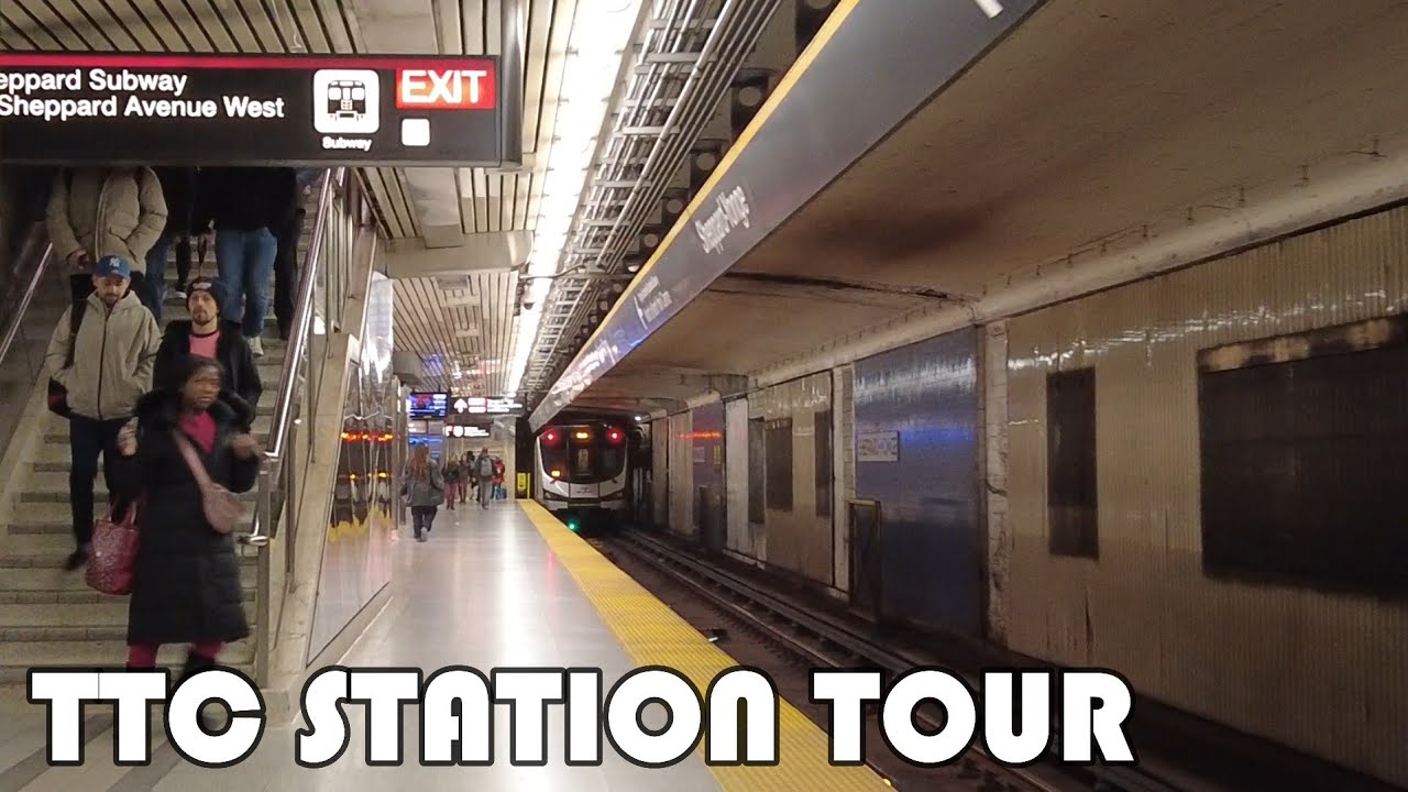 TTC Sheppard-Yonge Subway Station Tour - YouTube