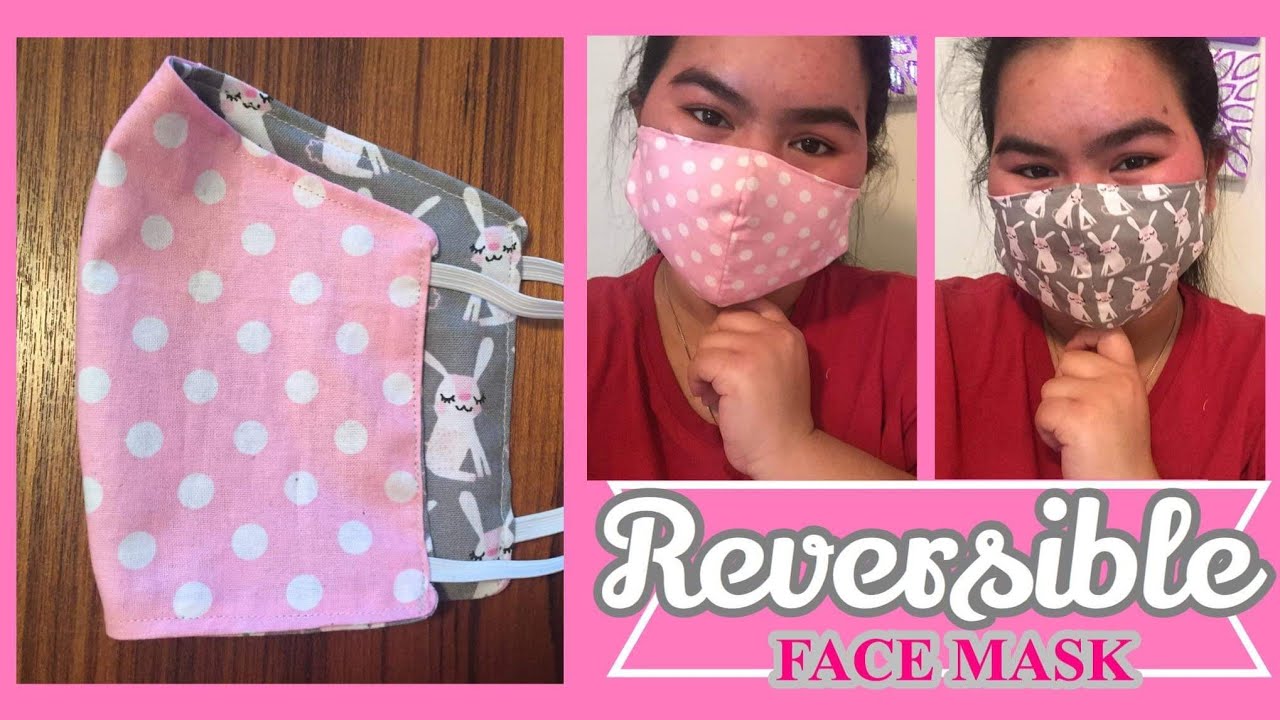 Easy DIY face mask | Reversible face mask | Part 3 Face mask series ...