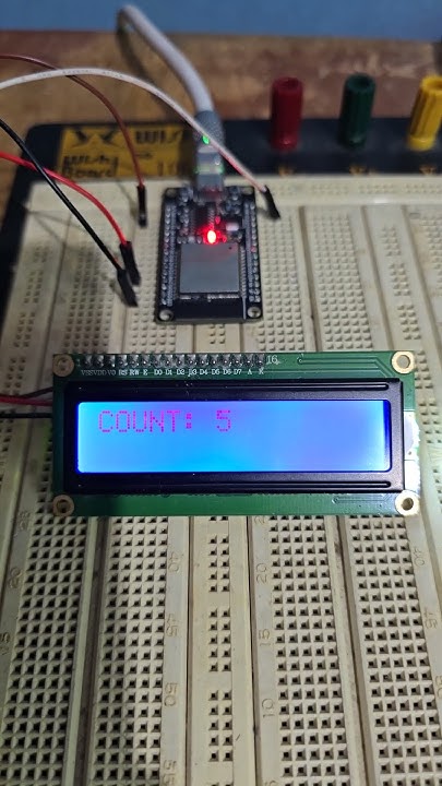 ESP32, I2C LCD1602 module CONTADOR DE SEGUNDOS - YouTube