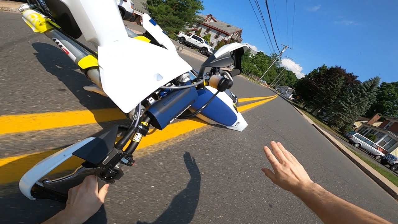 Crashed My 2020 Supermoto..Wheelie FAIL - YouTube