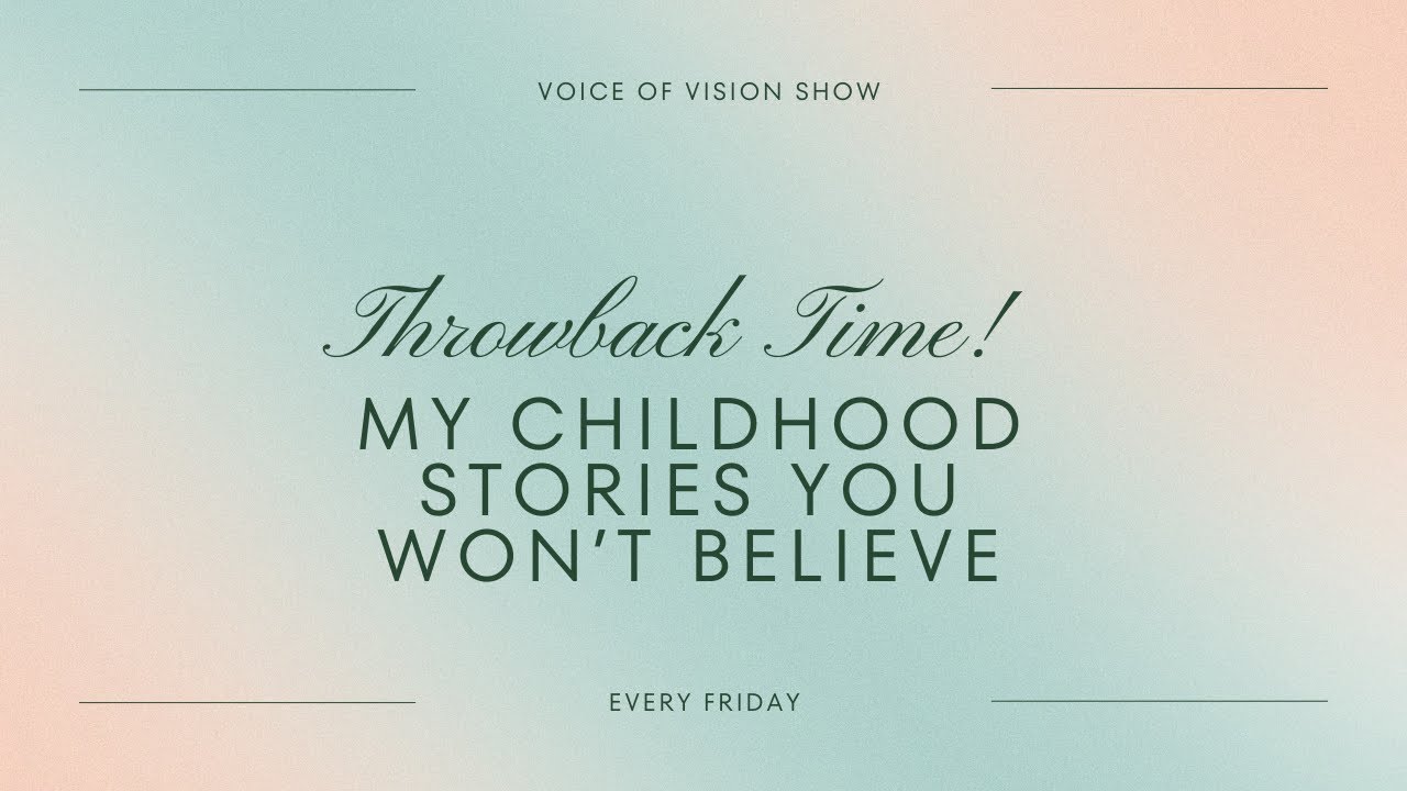 Throwback Time! My Childhood Stories You Won’t Believe 🤯 | Nostalgic ...
