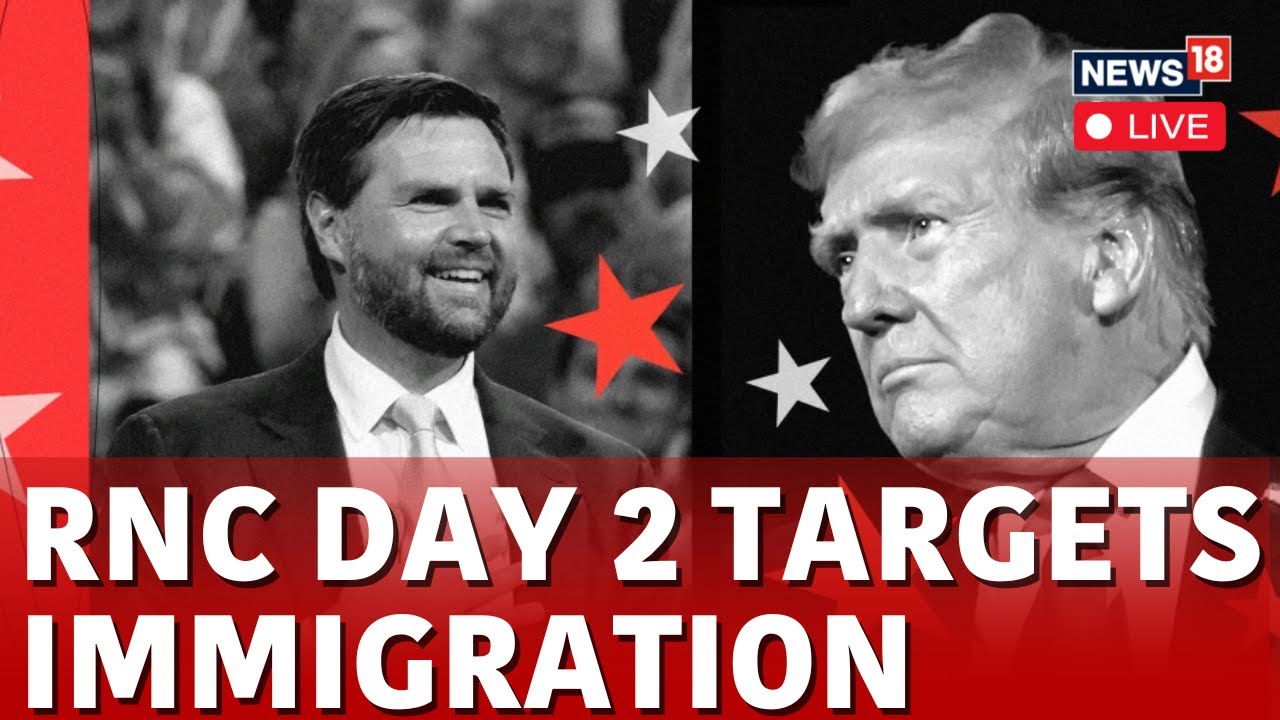 Trump & JD Vance LIVE at RNC Day 2 | Donald Trump | Republican National ...