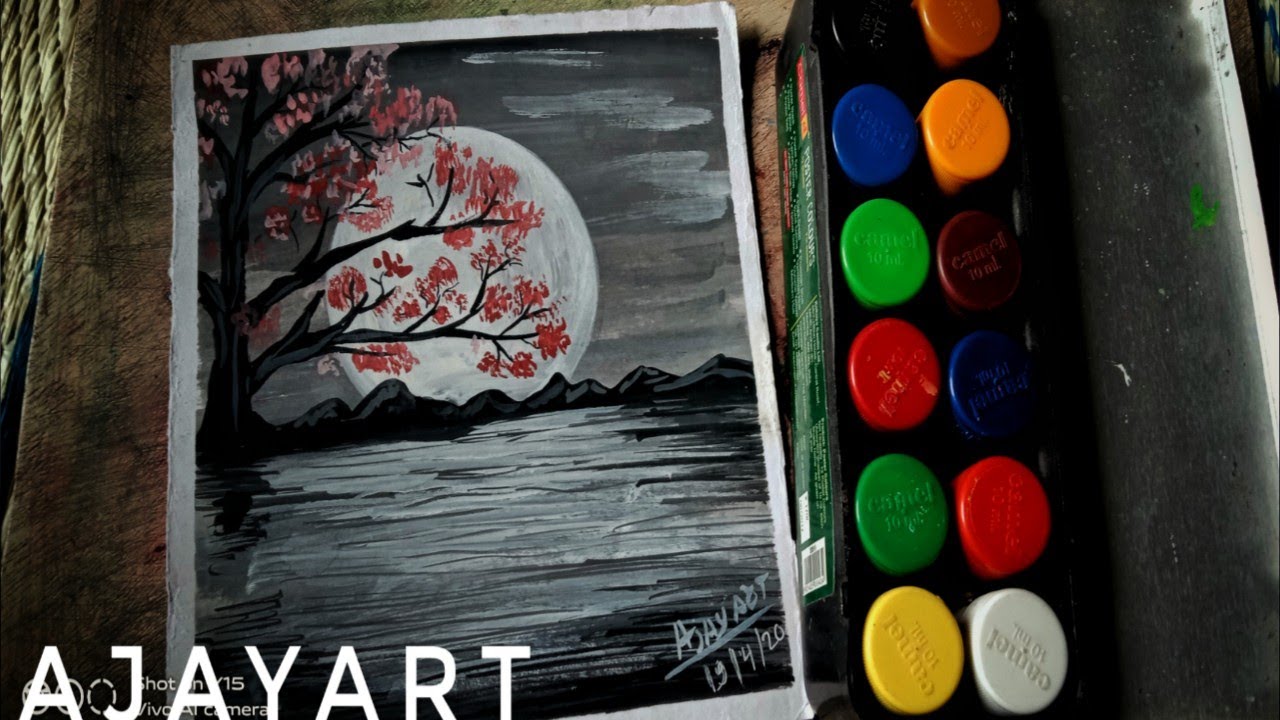 How to painting | poster colour painting - Ajayart - YouTube