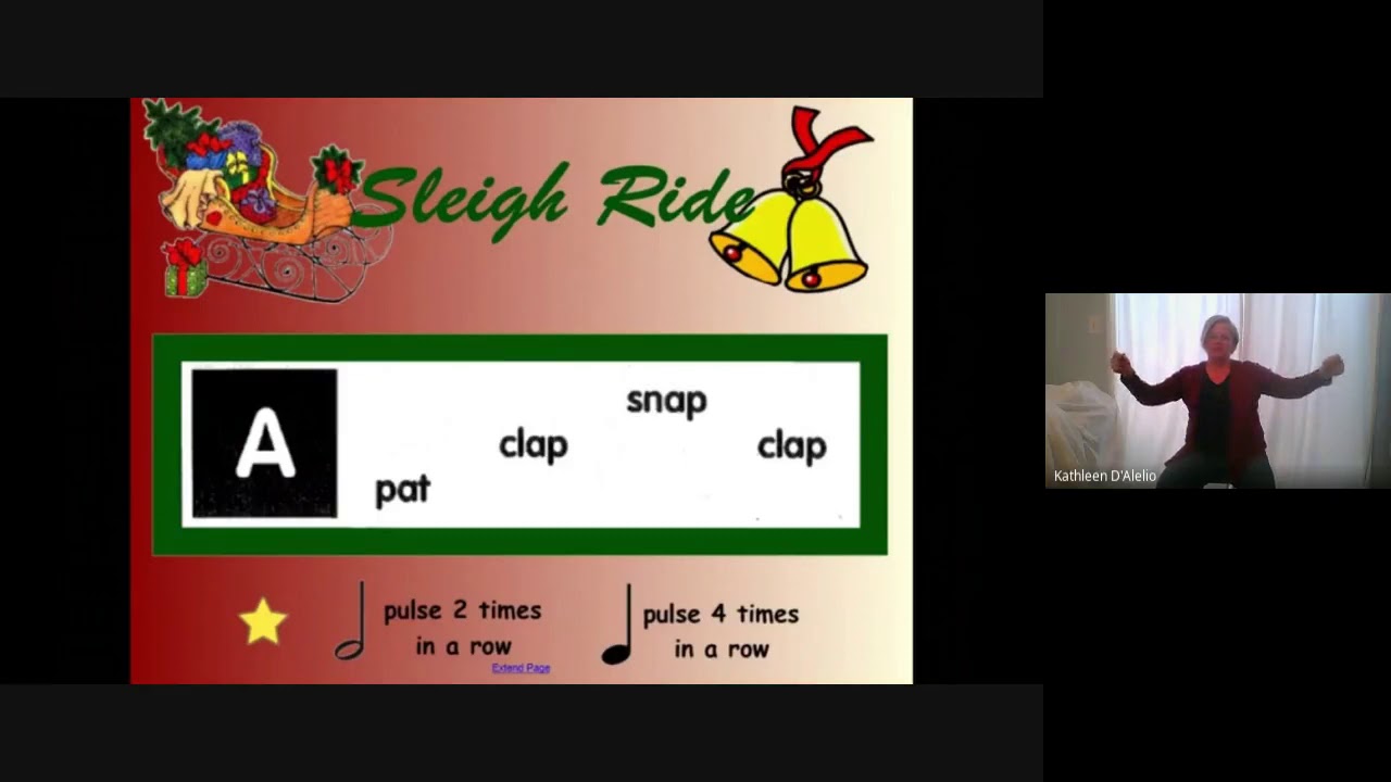 Sleigh Ride Body Percussion - YouTube