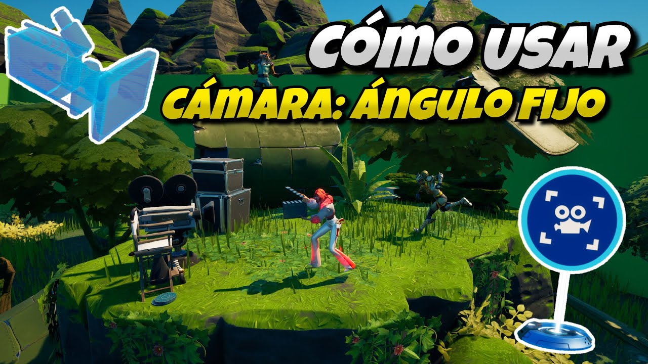 Cómo Usar la CÁMARA DE ÁNGULO FIJO en Fortnite Creativo! - YouTube