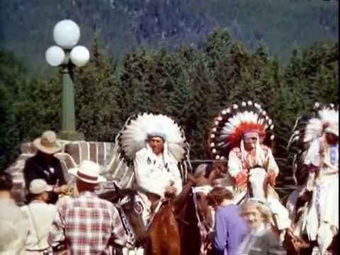 Banff Indian Days Alberta, Canada 1951 - YouTube