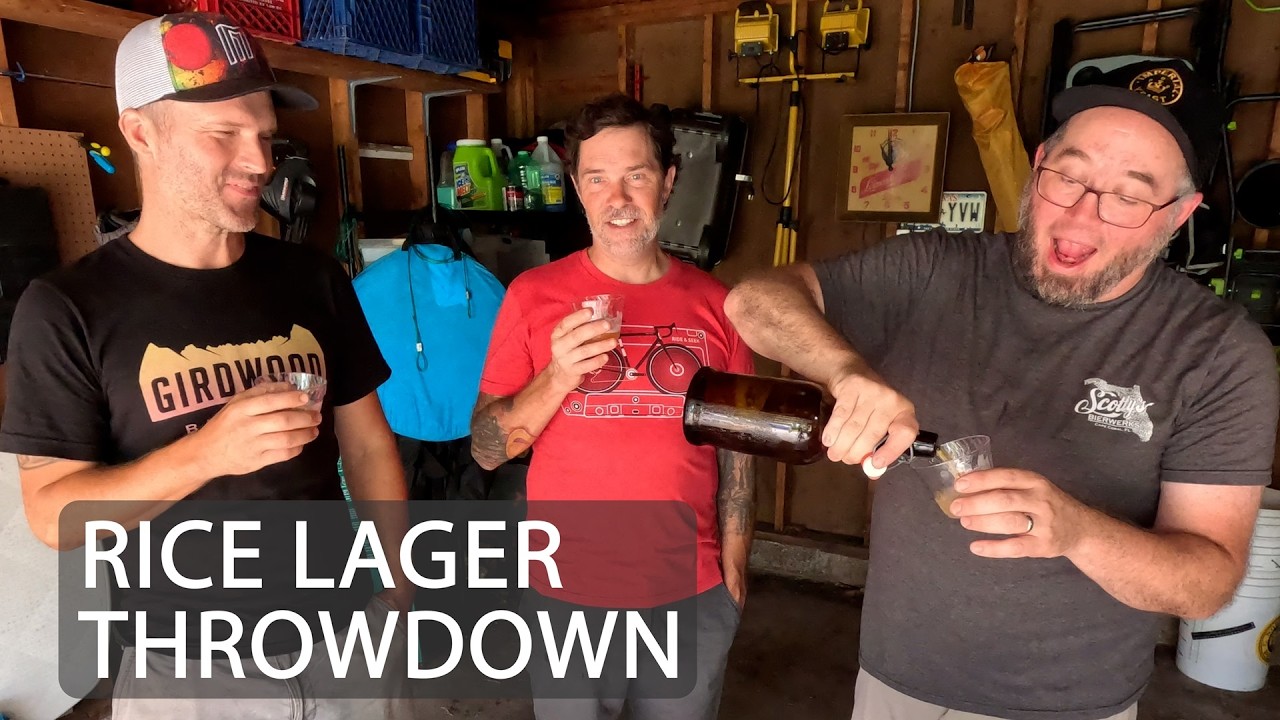 Rice Lager Project: Three Homebrew Throwdown - YouTube