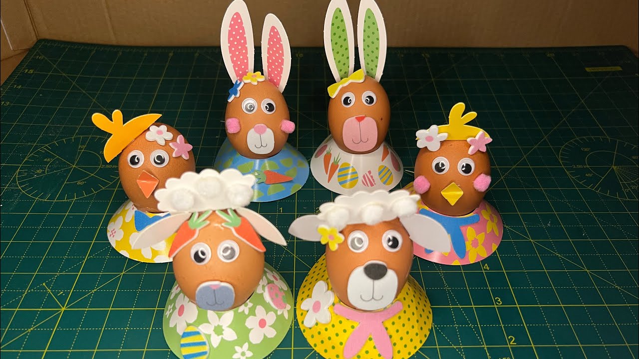 How to decorate Easter eggs using egg shells | DIY Crafts 🐣 - YouTube