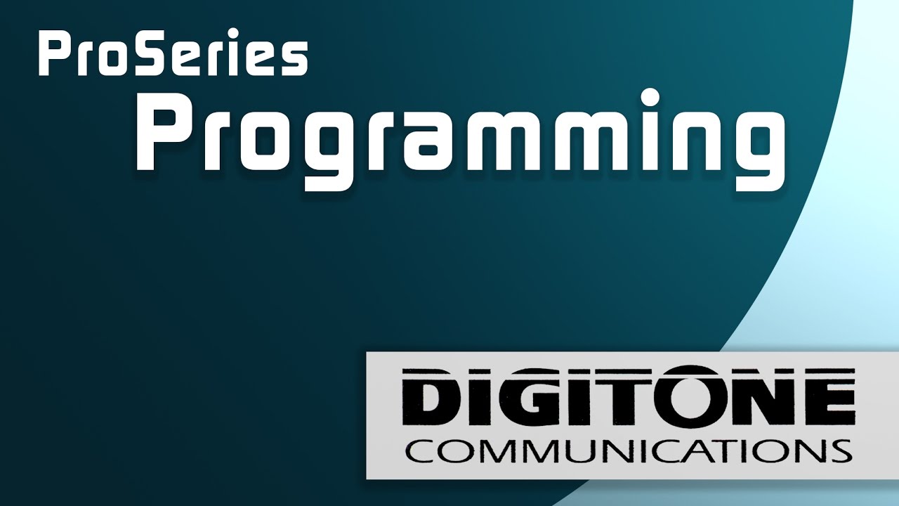 Digitone ProSeries Blocker - Programming - YouTube