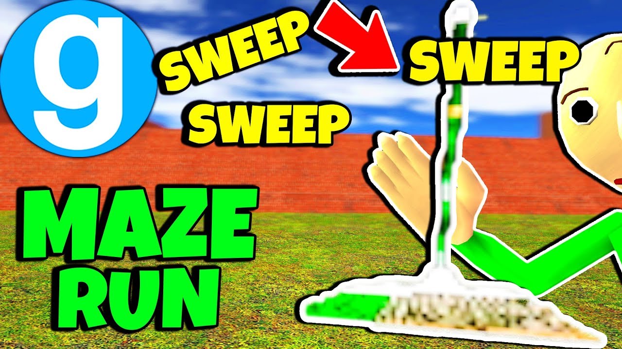Brand New Gotta Sweep! Baldi's Basics in Education and Learning Maze ...