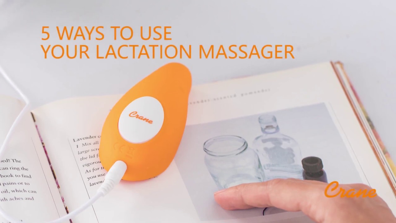How to use Crane Lactation Massager - YouTube