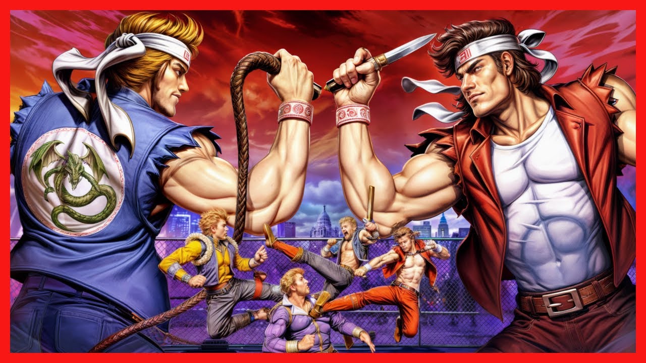Double Dragon PLUS Bootleg 4Players Co-Op OpenBOR - YouTube